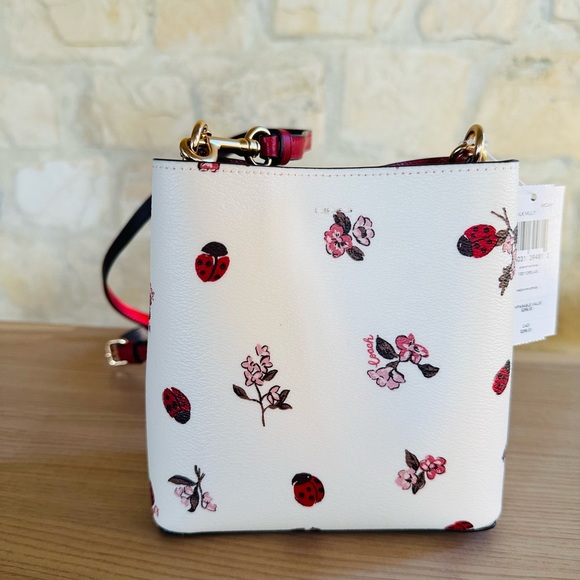 Coach | Bags | Coach Ladybug Floral Small Buckets Crossbody Handbag Nwt ...